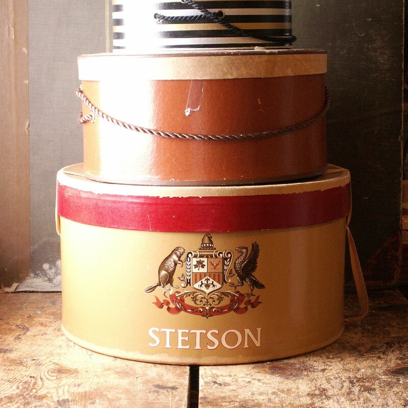 Vintage Hat Box - Etsy