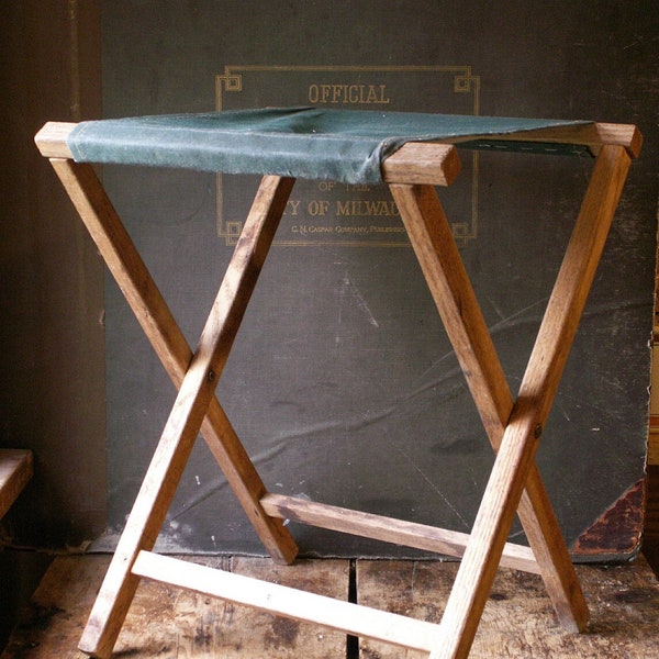 Folding Stool Canvas - Etsy