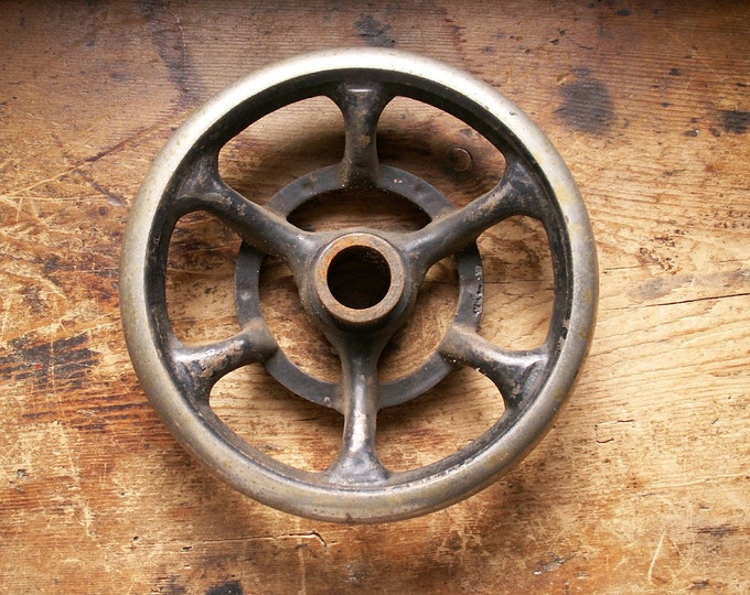 Vintage Singer Sewing Machine Hand Crank Wheel - Balance Wheel - Sewing ...