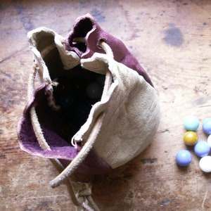 Vintage Leather Marble Pouch With Drawstring and Marbles - Etsy