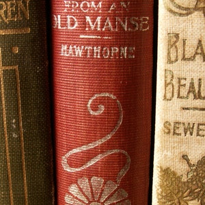 Antique Book - Mosses From an Old Manse by Hawthorne - Victorian ...