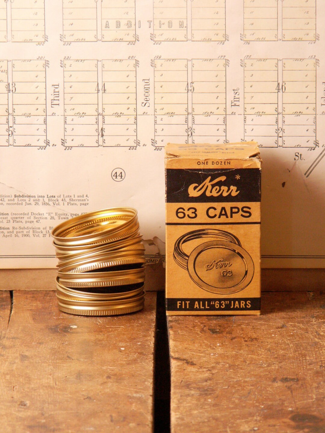 Vintage Set of Kerr Canning Jar Caps - Etsy