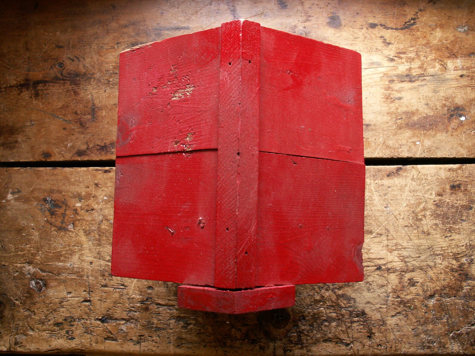 Vintage Hand Made Red Double Decker Bird Feeder Spring - Etsy