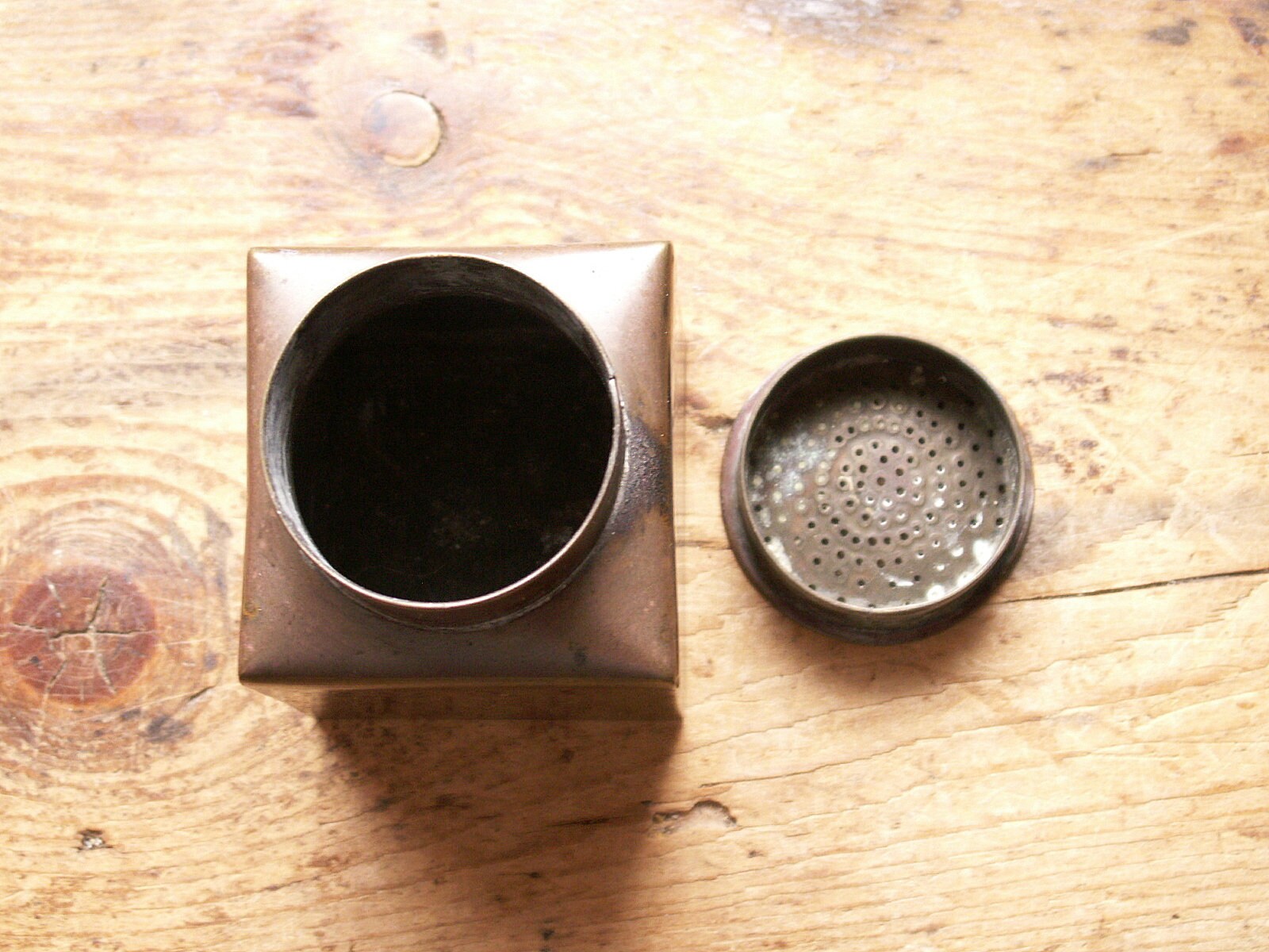 Vintage Copper Ink Blotter Powder Shaker - Etsy