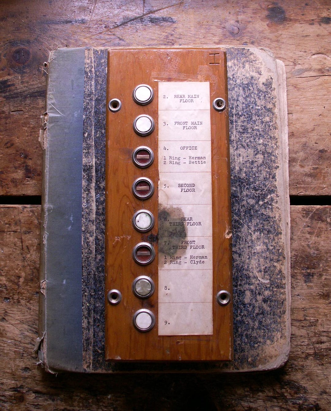 Vintage Electrical Call Box or Office Communications Intercom Buzzer ...