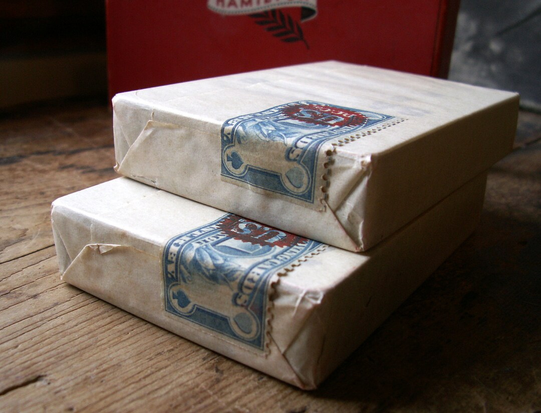Two Full Decks of Vintage Hamilton Congress Playing Cards New in ...