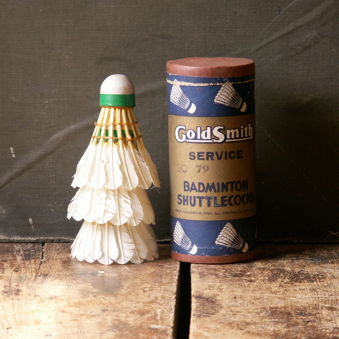 Real Natural Feather Vintage Badminton Shuttlecocks in - Etsy