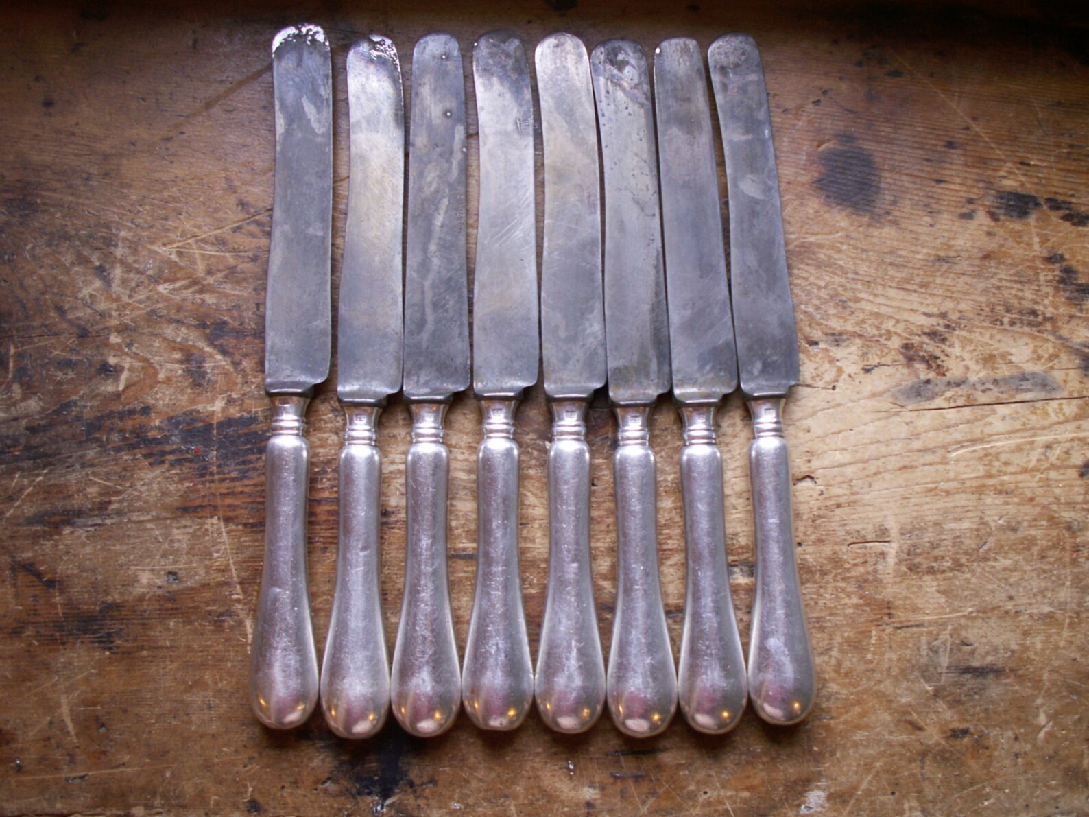 Vintage Set of Eight Small Dinner Knives From WMF Henckels - Etsy
