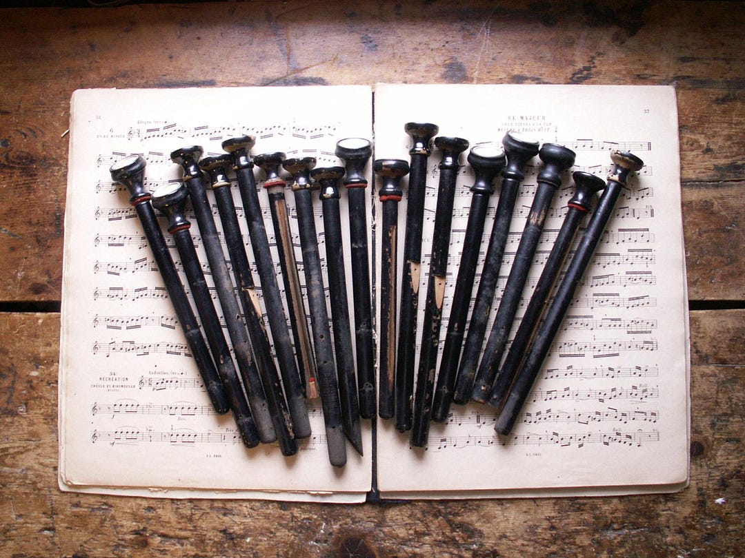 Antique Organ Knobs / Pulls - Great Hooks or Handles for the Musically ...