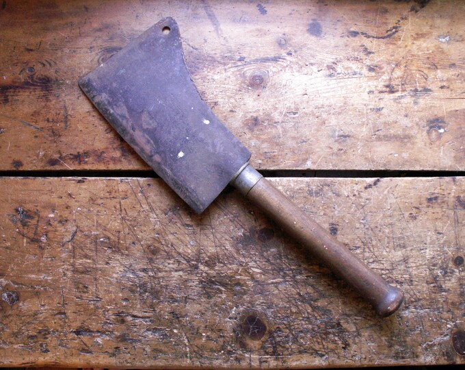Vintage Huge Meat Cleaver - Wm Beatty & Sons, Chester, PA - Great Guy ...