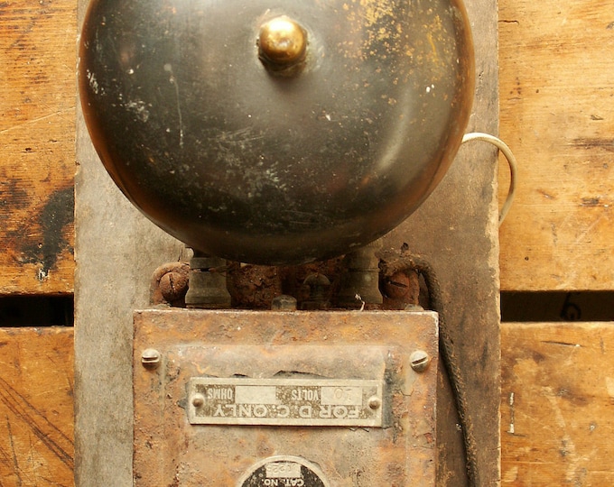 Vintage Edwards Factory Alarm Bell - Etsy