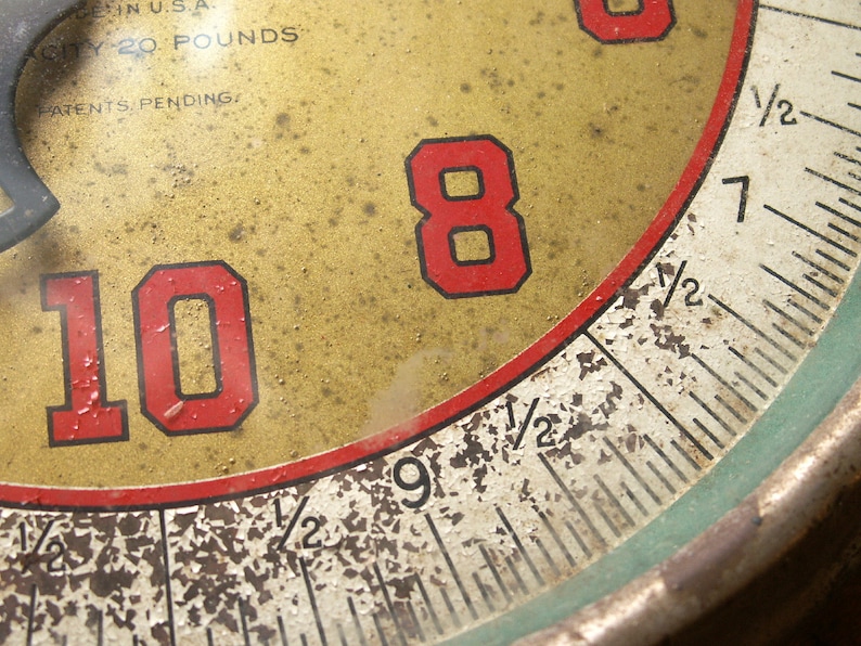 Large Antique Round Type 3 Hanging Scale by Chas. Forschner & | Etsy