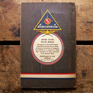 Vintage 1943 Travel America Guide - State by State Hotel Guidebook From ...