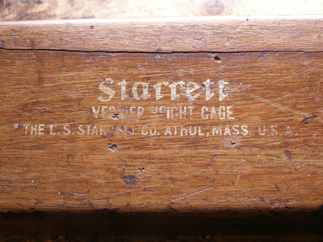 Vintage Starrett Vernier Height Gage Storage Box - Long Dovetailed ...