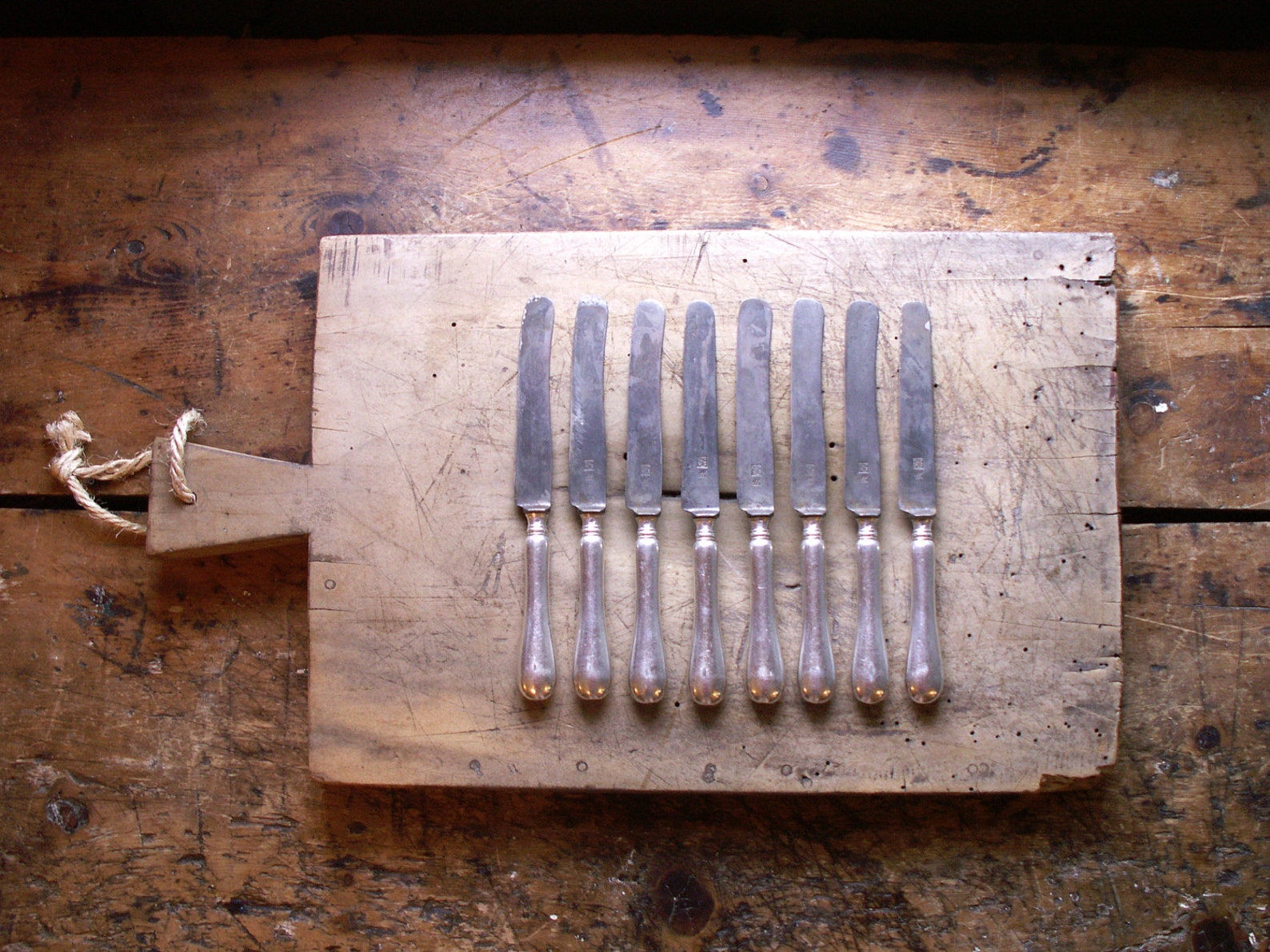 Vintage Set of Eight Small Dinner Knives From WMF Henckels - Etsy