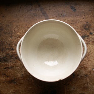 Antique Pearlware Bowl With Blue, Green and Brown Handpainted Floral ...