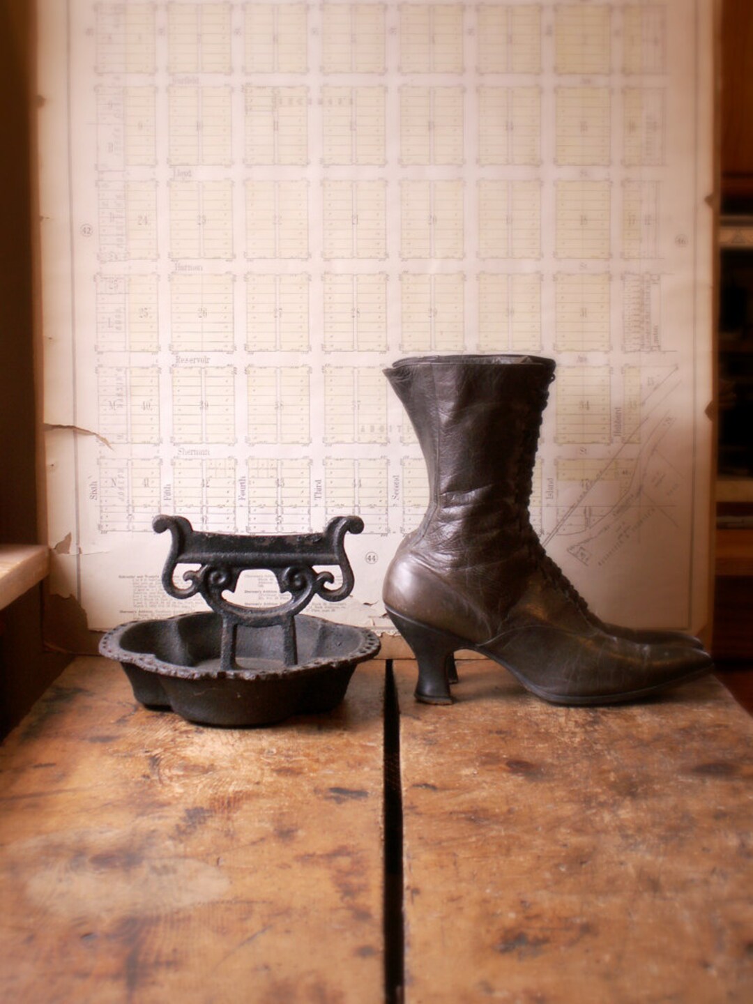 Antique Cast Iron Boot Scraper With Original Tray - Etsy