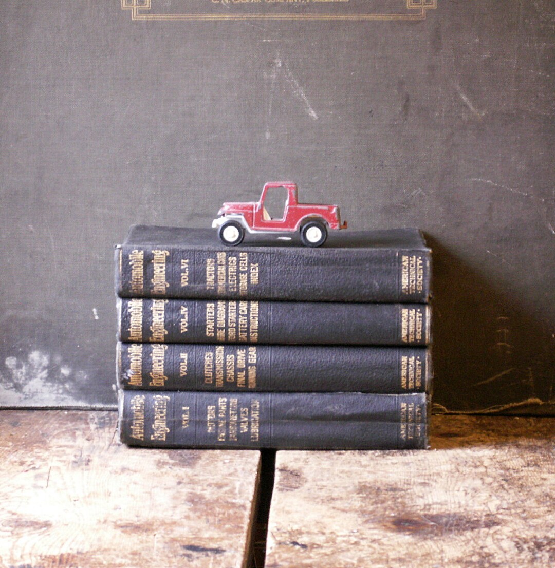 Antique Automobile Engineering Book Set From the American Technical ...