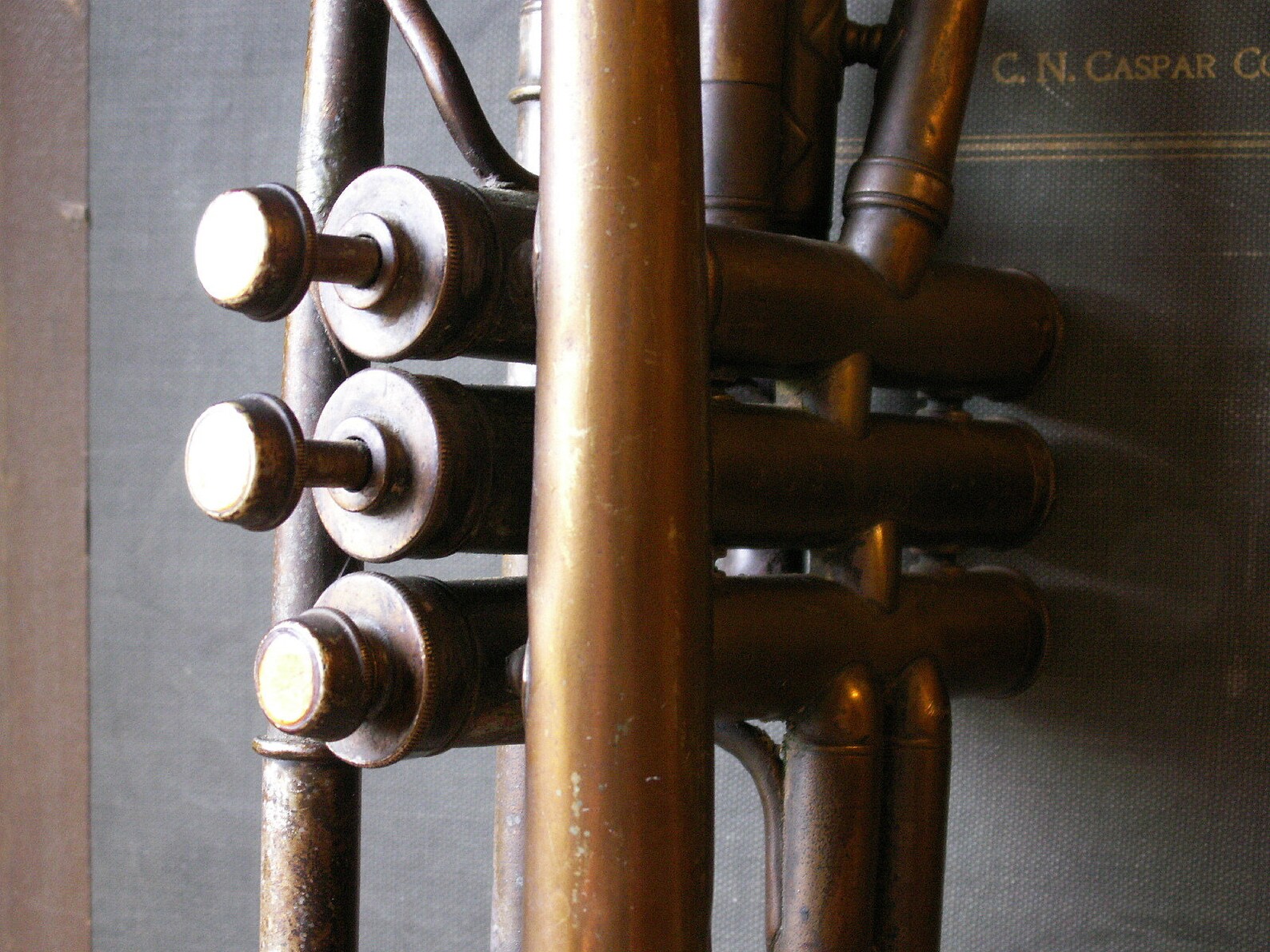 Antique C. G. Conn Brass Cornet Great Wedding Decor | Etsy