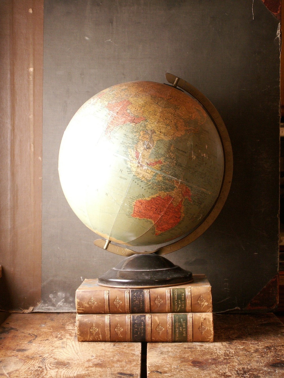 Vintage Replogle 12" Reference Globe - Great Back to School Gift! - Etsy