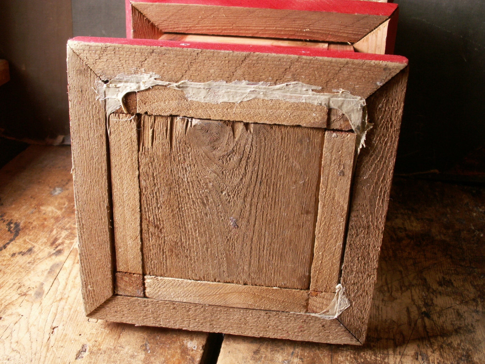 Vintage Hand Made Red Double Decker Bird Feeder Spring - Etsy