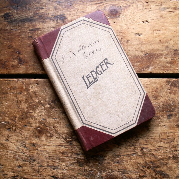 Antique Ledger Paper - Etsy