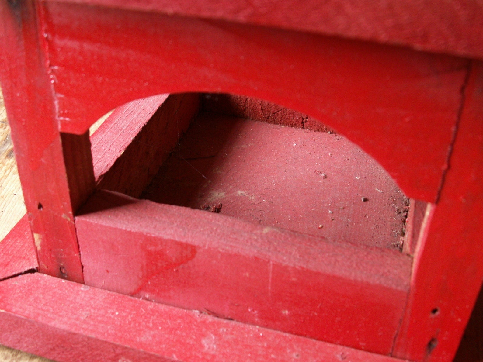Vintage Hand Made Red Double Decker Bird Feeder Spring - Etsy
