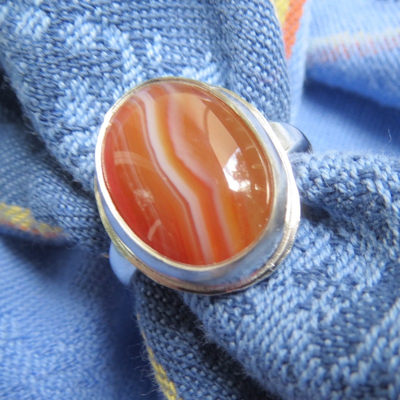 Sardonyx Ring - Etsy