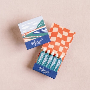 Racecar 10 Strike Matchbooks - Etsy