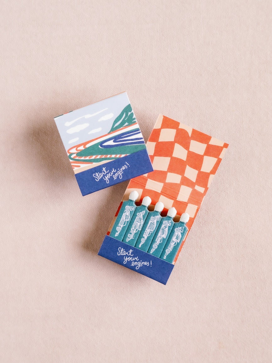 Racecar 10 Strike Matchbooks - Etsy