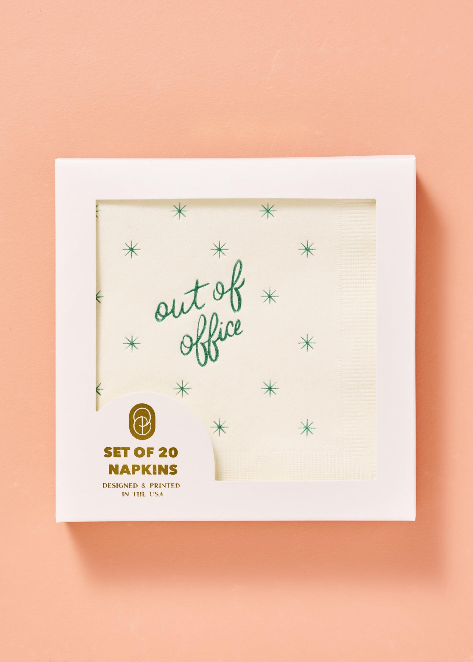 Out of Office Cocktail Paper Beverage Napkin - Set of 20 - Etsy