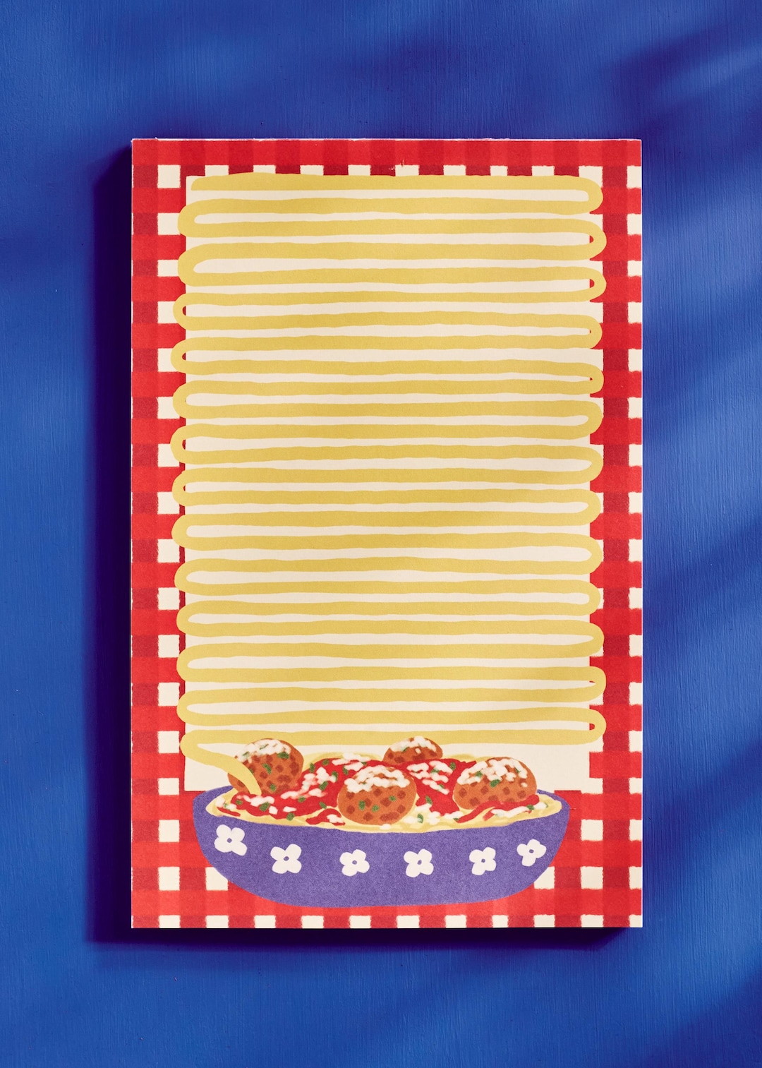 Mamma Mia Spaghetti & Meatballs Notepad - Etsy