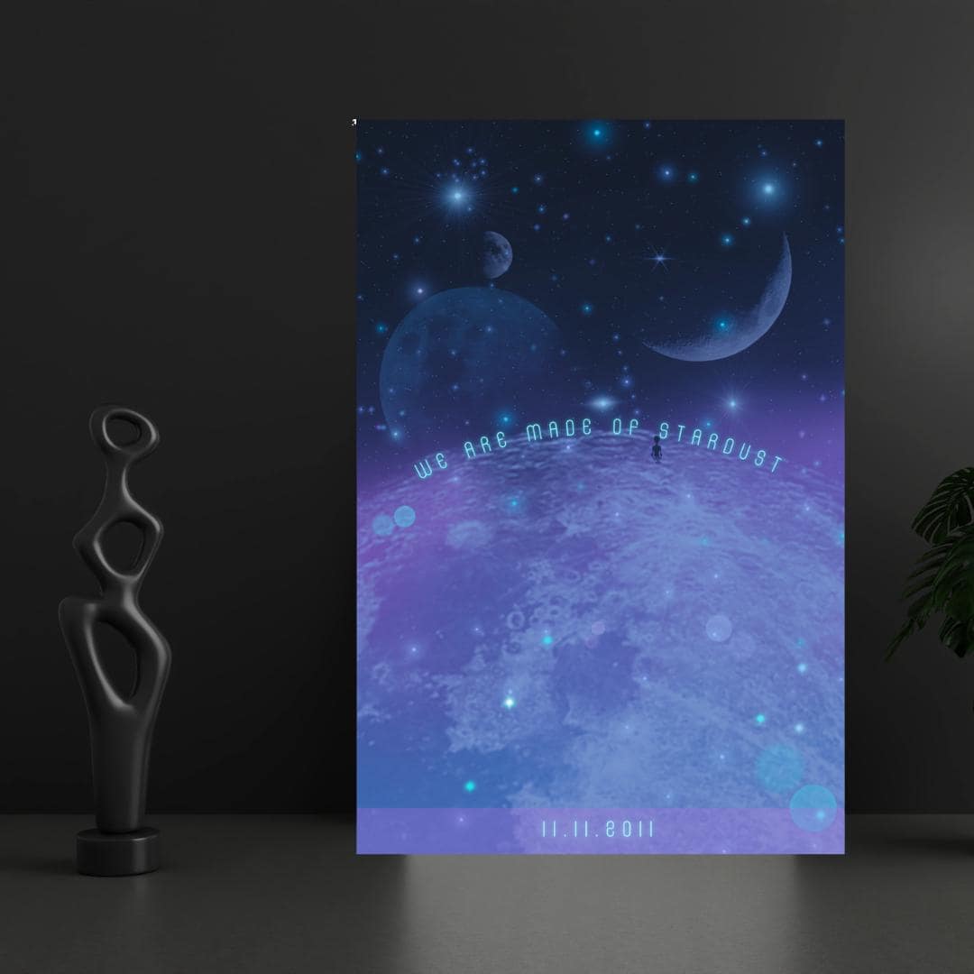 Personalized Stardust Aluminum Print – Celestial Anniversary Gift - Etsy