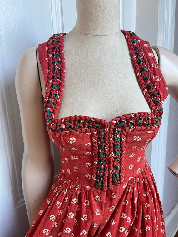 vintage dirndl folk dress - Gem