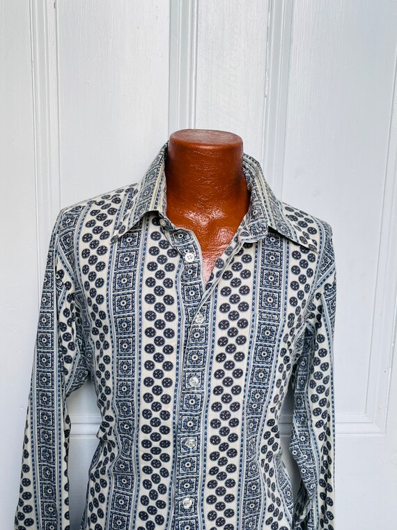 Vintage 1970s mod print - Gem