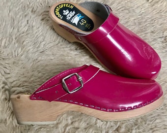 Hot Pink Clogs - Etsy