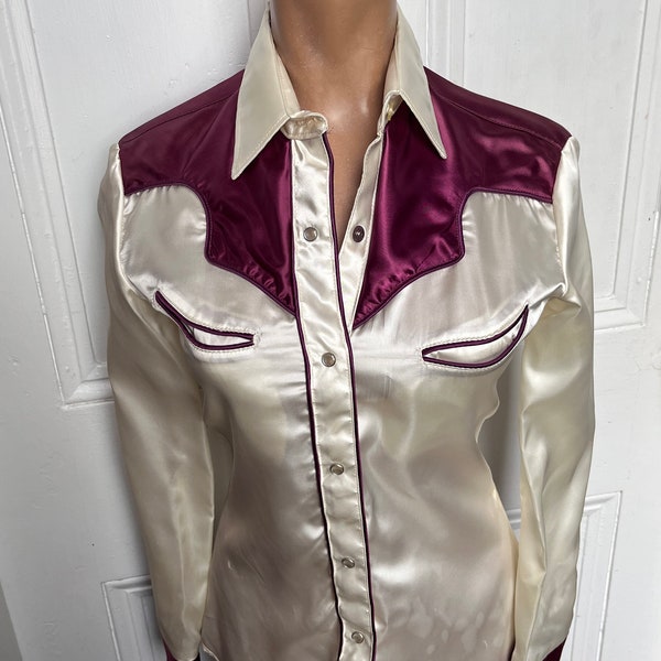 Satin Cowgirl Shirt - Etsy Australia