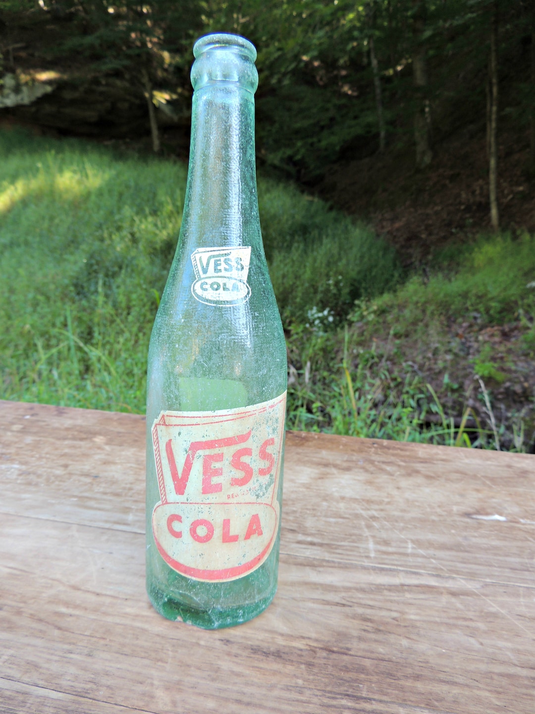 1946 Vintage Vess Cola Bottle: Collectible Glass Soda Bottle - Etsy