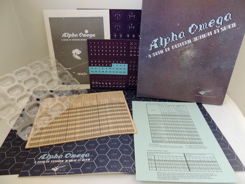 Vintage Alpha Omega Game 1977 / Unplayed and Unpunched / - Etsy