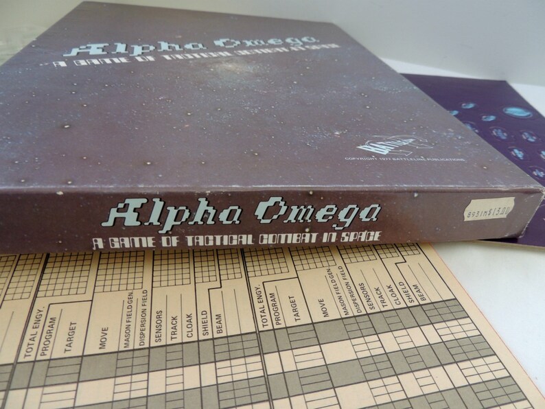 Vintage Alpha Omega Game 1977 / Unplayed and Unpunched / - Etsy