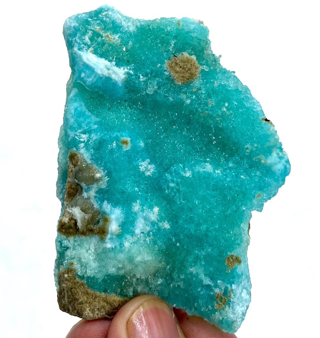 94 Gram Unique Natural Blue Color ARAGONITE Specimen @AFGHANISTAN ...
