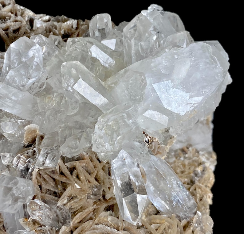 506 Gram Unique Very Rare Piece! Natural Clear QUARTZ on Flower ...