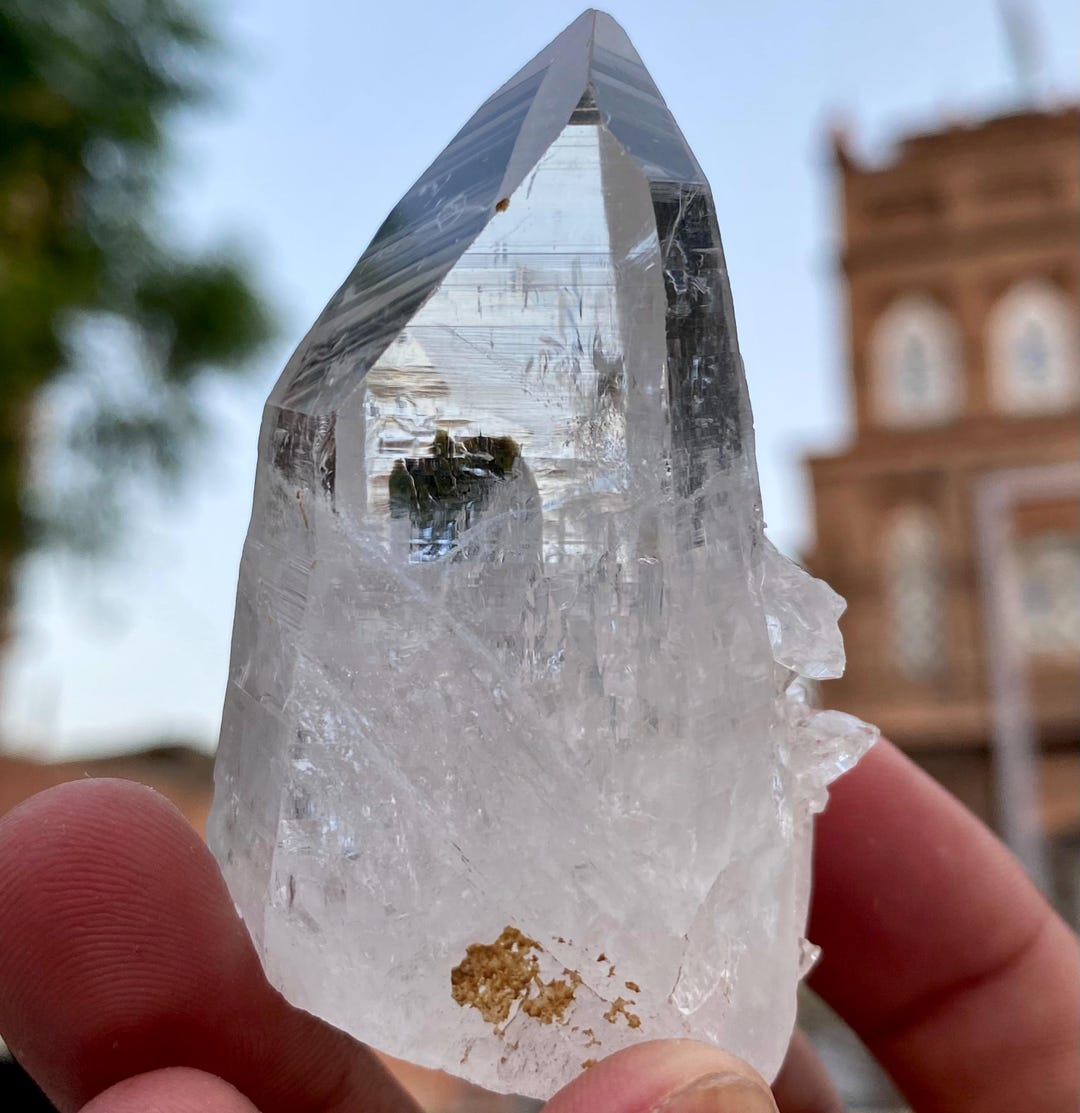 397 Carat Unique Natural Optical Clarity Lemurian QUARTZ Crystal From ...