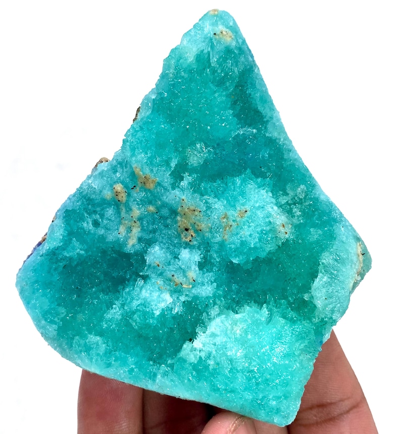 147 Gram Unique Rare Natural Blue ARAGONITE Specimen @AFGHANISTAN ...