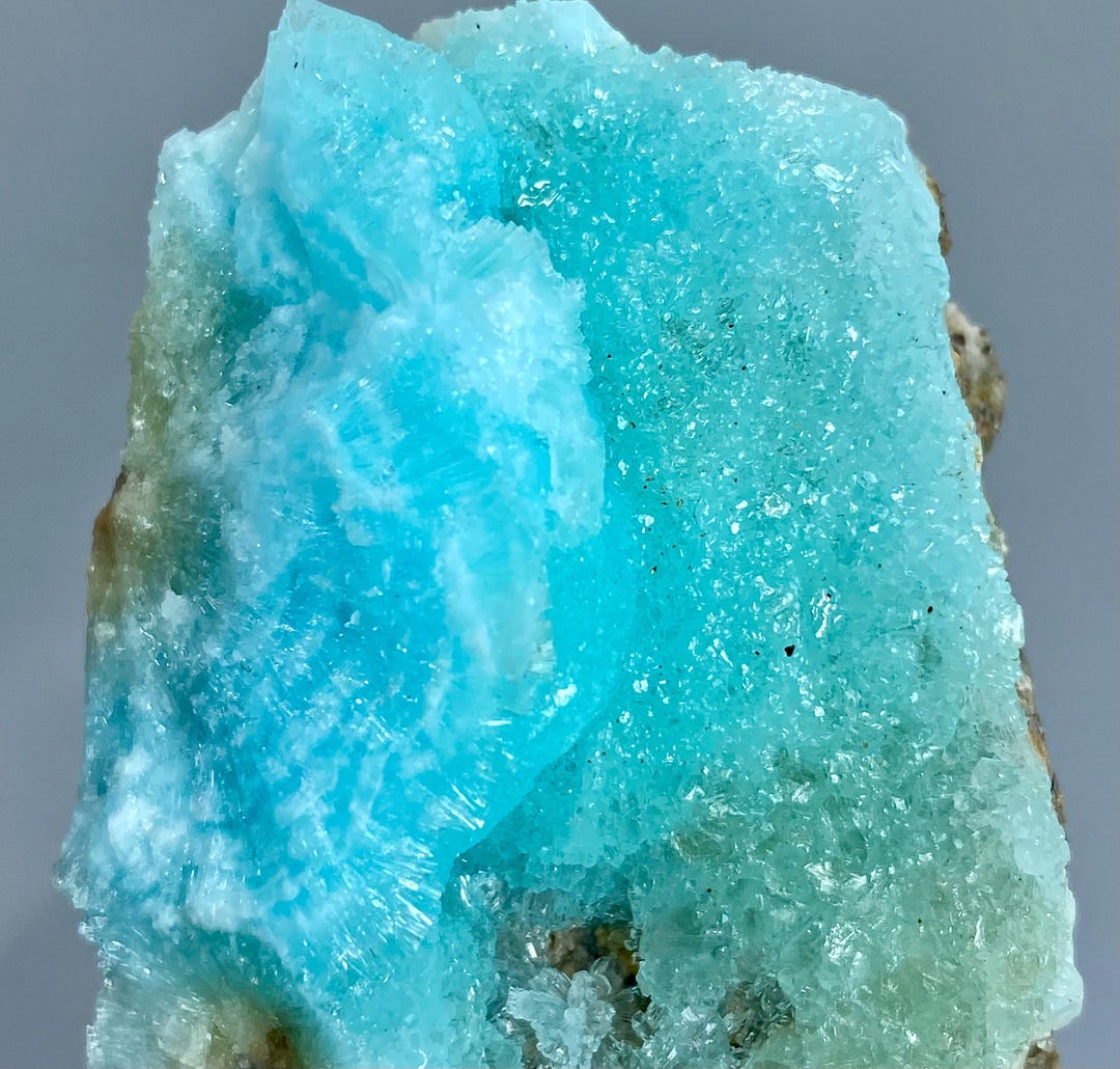 98 Gram Unique Natural Blue Color Sparkly ARAGONITE Specimen ...