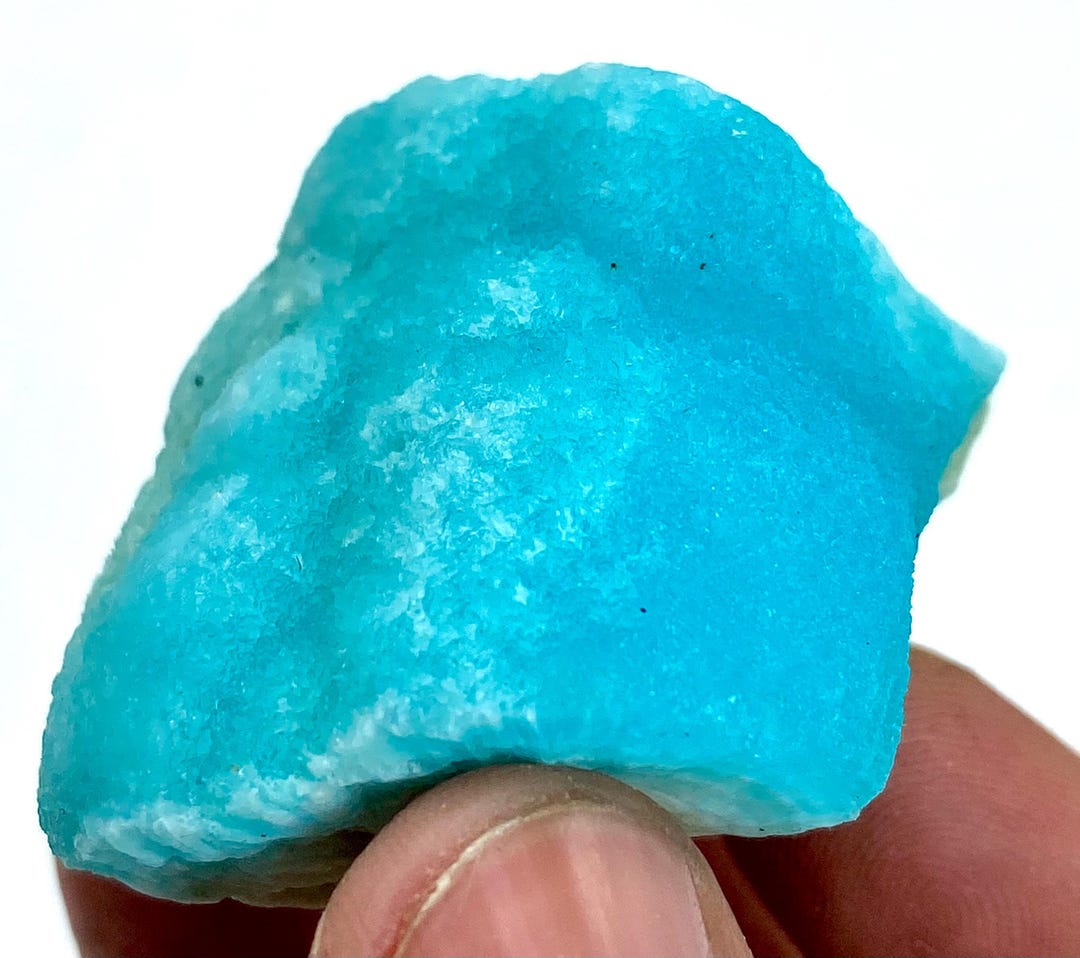 92 Gram Unique Natural Blue Color ARAGONITE Specimen @AFGHANISTAN ...
