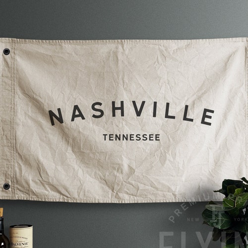 Custom Hand Painted Cotton Canvas Flag Vintage Look Wall - Etsy