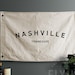 Custom Hand Painted Cotton Canvas Flag Vintage Look Wall - Etsy