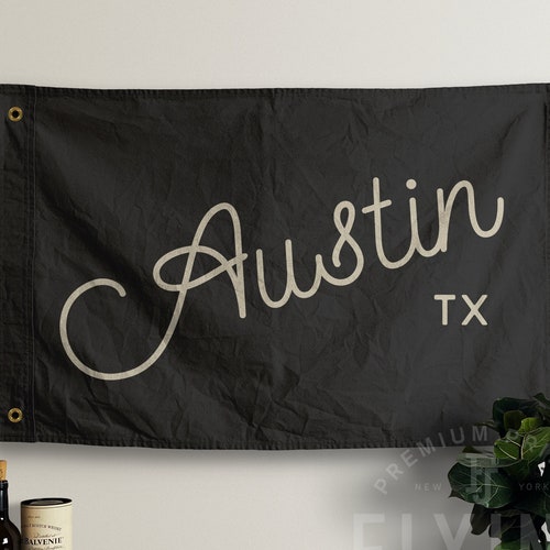 Custom Hand Painted Cotton Canvas Flag Vintage Look Wall - Etsy