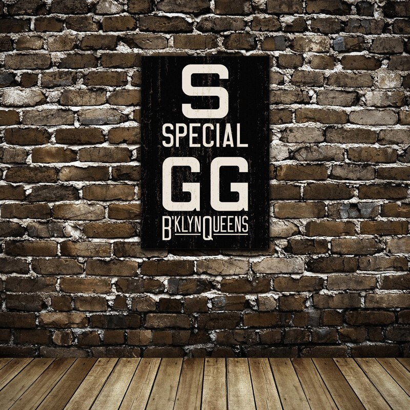 BROOKLYN & QUEENS New York City Distressed Subway Sign. Bus - Etsy